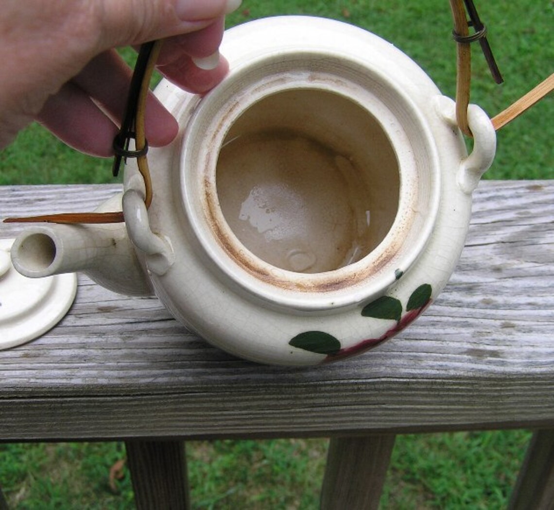 1940s 1950s Vintage Hand Painted Tea Pot With Lid From - Etsy
