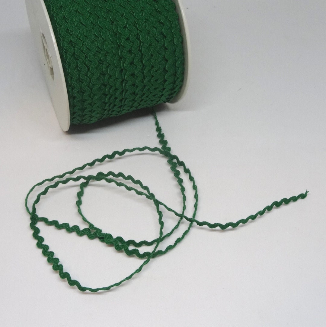 EMERALD Rick Rack in 2-YARD Increments, 1/4 Inch Wide, #17, Costume ...