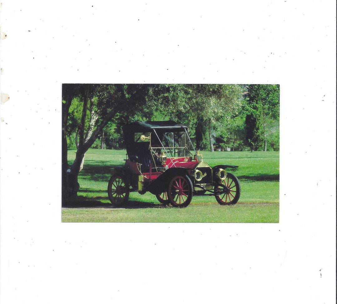 1909 Hupmobile Brass Runabout Postcard, 1980s Imperial Palace Hotel ...