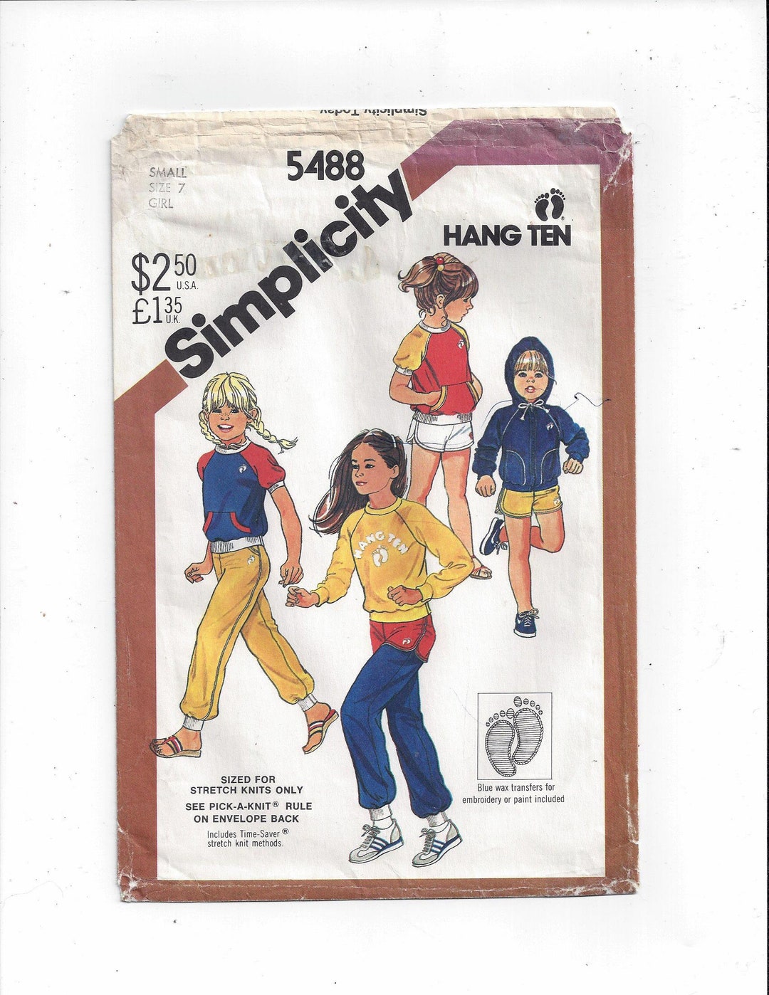 Simplicity 5488 Pattern for Girls' Pants, Sweatshirt, Top, Hooded ...