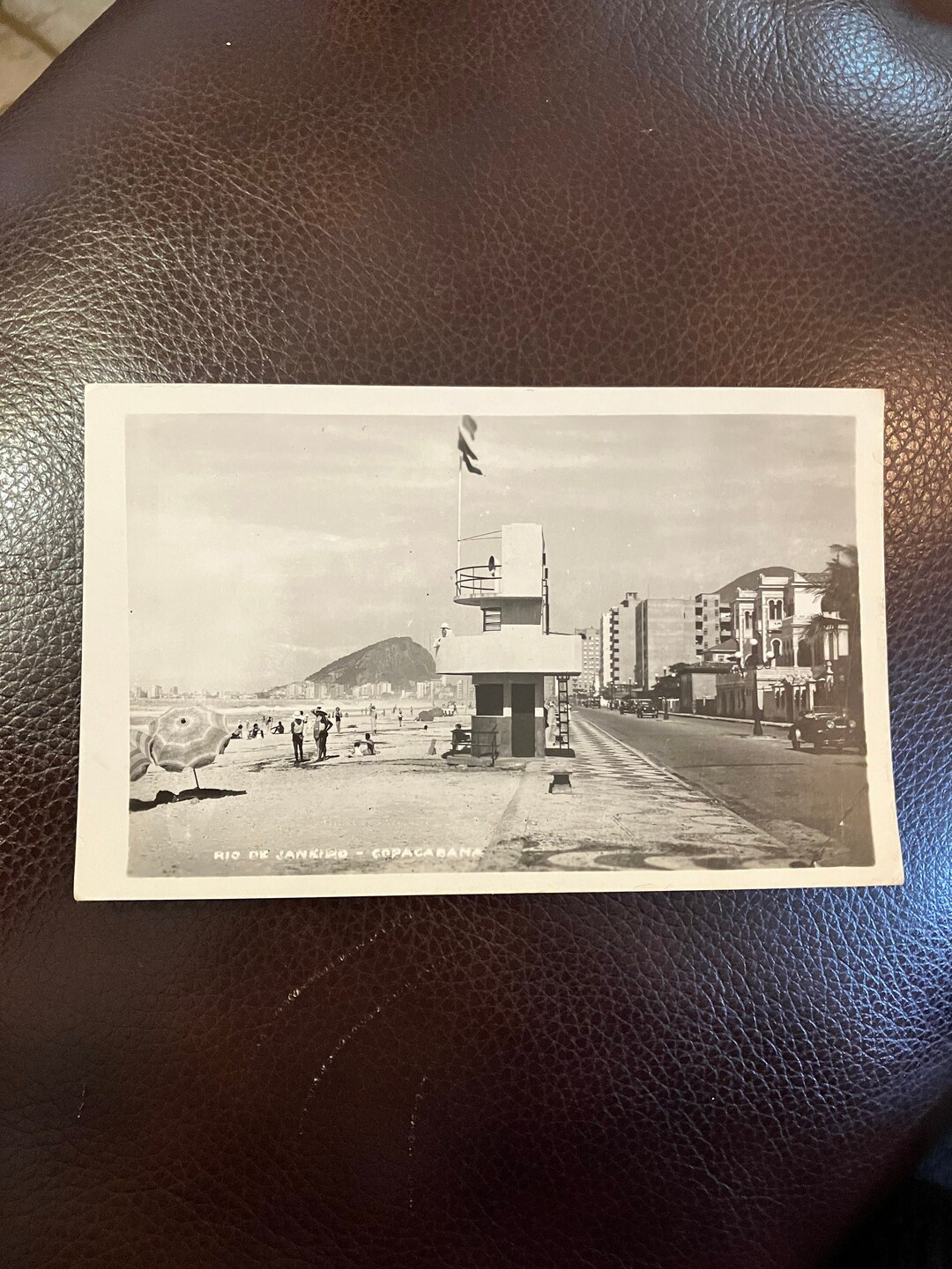1930-40s Real Photo Postcard of Copacabana Beach Front, Rio De Janeiro ...