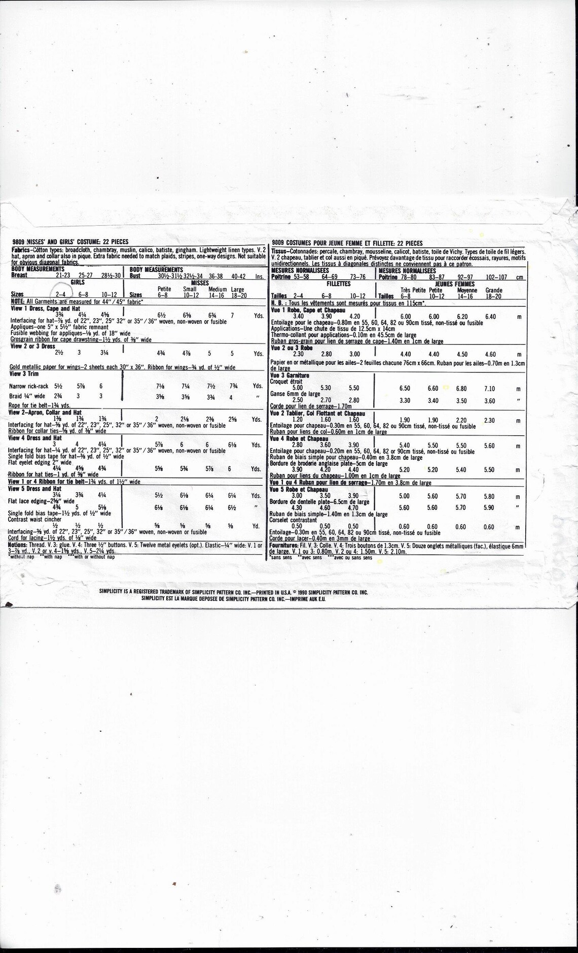 Simplicity 9809 Pattern for Girls' Witch Prairie Dress - Etsy