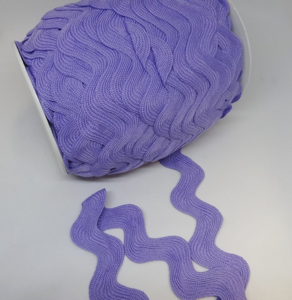 Jumbo Rick Rack in Lt. Orchid 1.4 Inch Wide Poly Fun Trim BY | Etsy