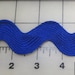Jumbo ROYAL BLUE Rick Rack 1.4 Inch Wide Poly Fun Trim by - Etsy