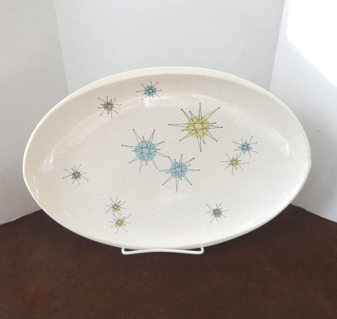 Franciscan Ware Starburst Platter, 13.25 X 9.25, Atomic Design, Mid ...