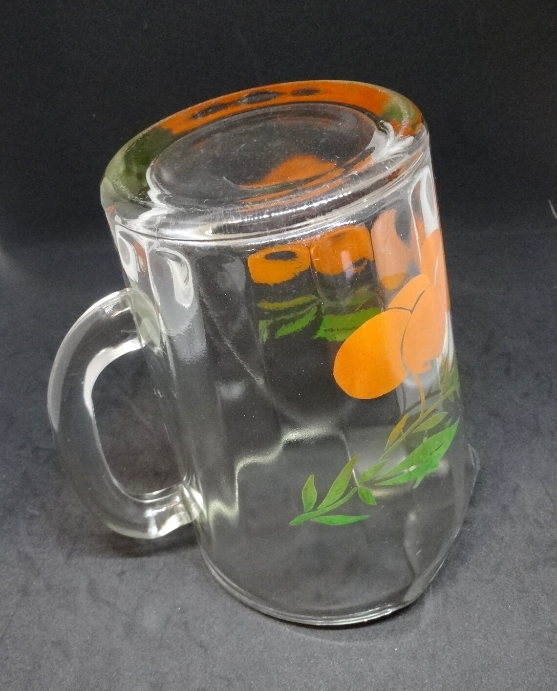 Depression Era Orange Juice Fluted Pitcher Heavy Duty Glass - Etsy