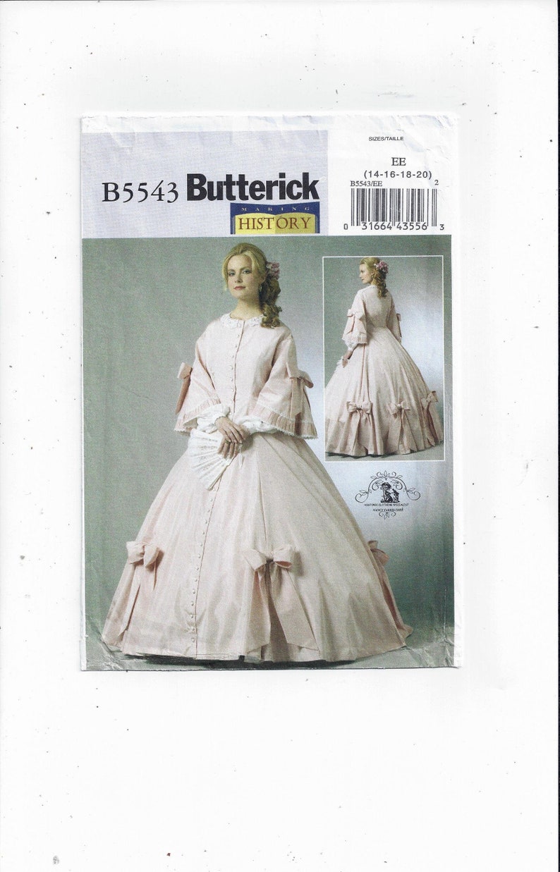 Butterick 5543 Pattern for Misses' History Civil War - Etsy