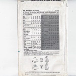 Butterick 6330 Pattern for Misses' Blouse, Skirt, Vest, Size 8, Jane ...