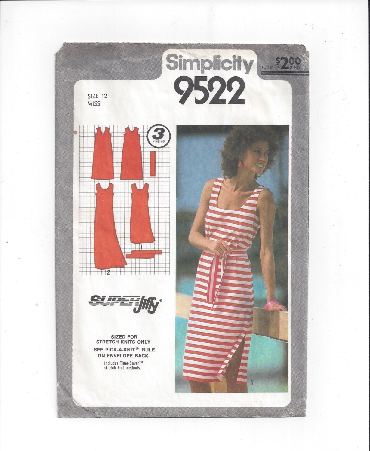 Simplicity 9522 Pattern for Misses' Super Jiffy Pullover - Etsy