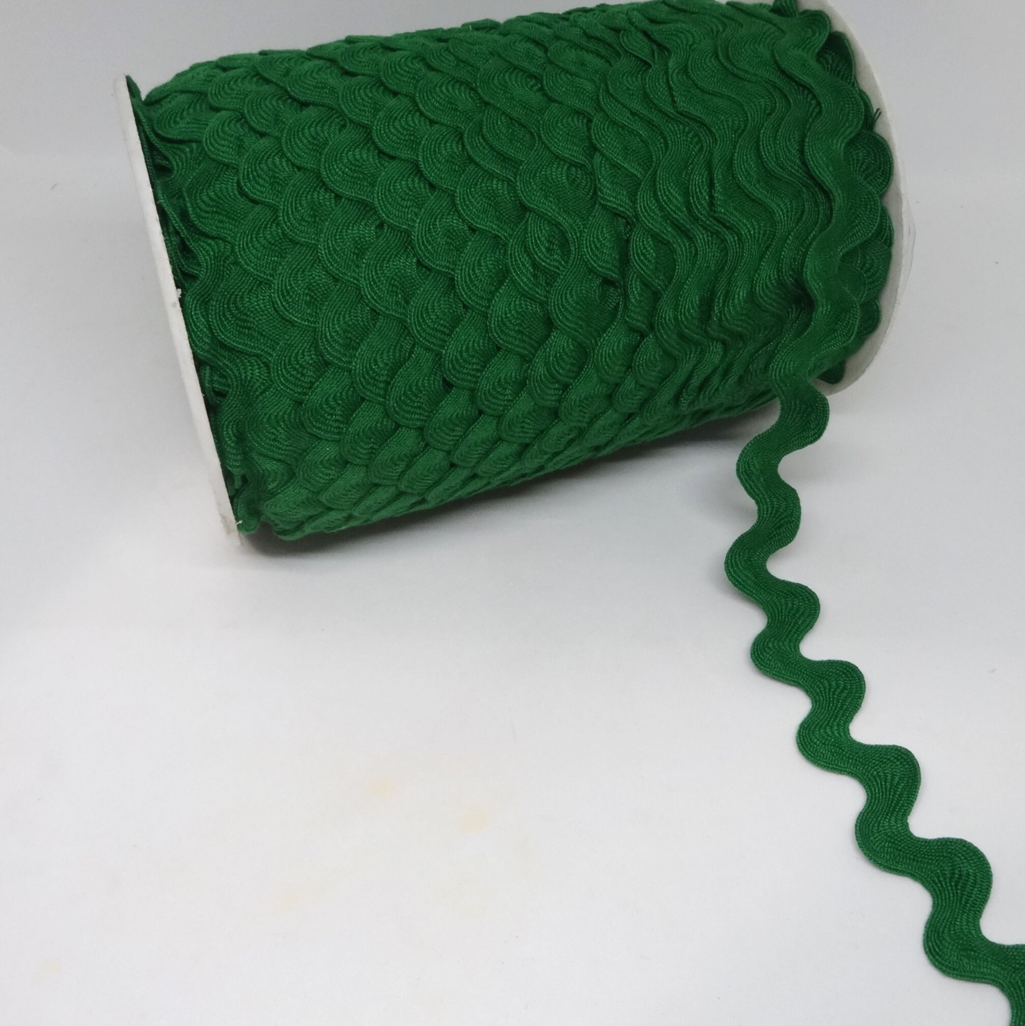 1 Inch Rick Rack Sewing Trim in EMERALD GREEN Polyester by - Etsy