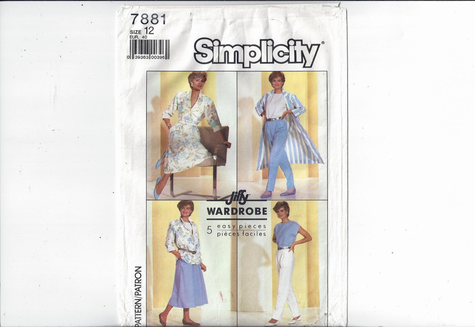 Simplicity 7881 Pattern for Misses' Jiffy Wardrobe Size - Etsy