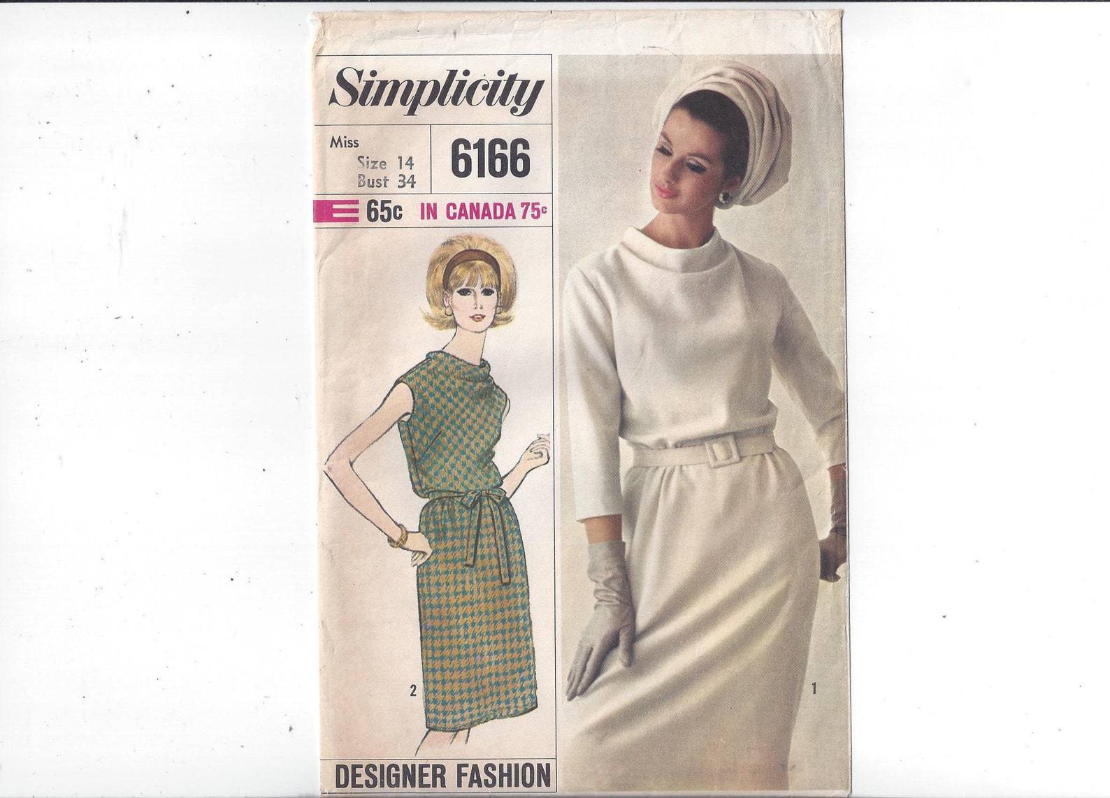Simplicity 6166 Pattern for Misses' 1 Piece Designer - Etsy