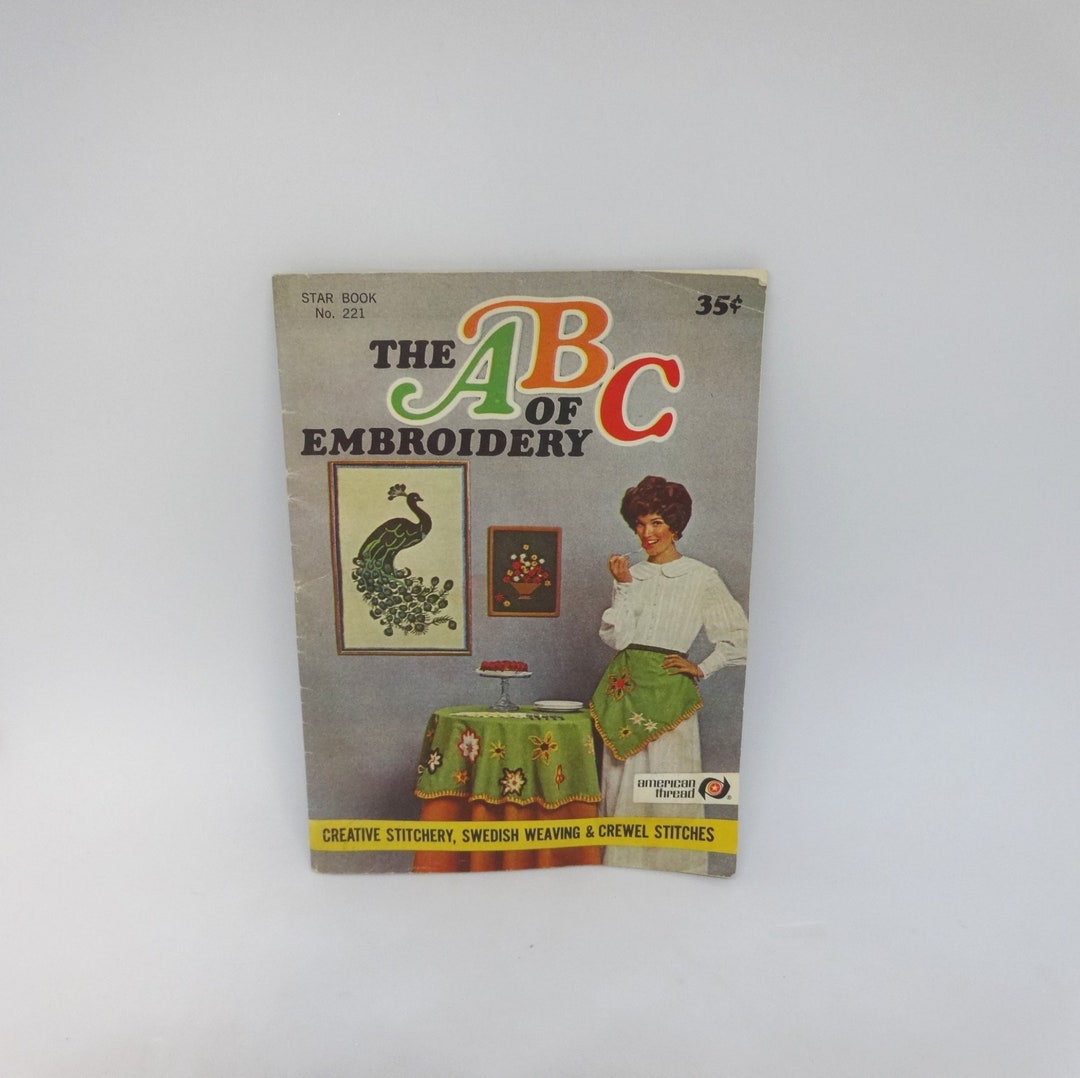 1960s the ABC of Embroidery Book by American Thread Star Book - Etsy