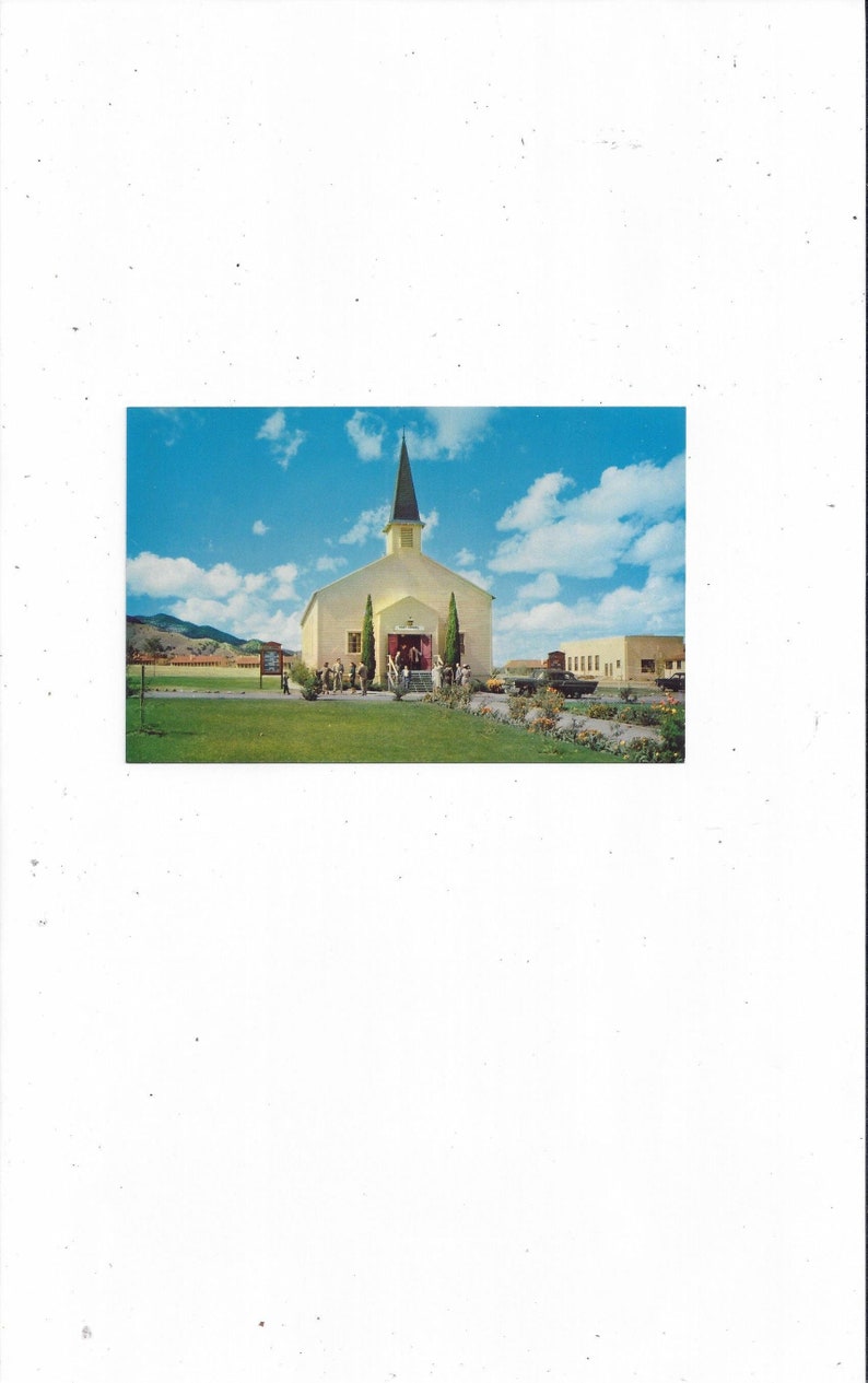 1960s Postcard of Main Post Chapel US Army Electronic Proving | Etsy