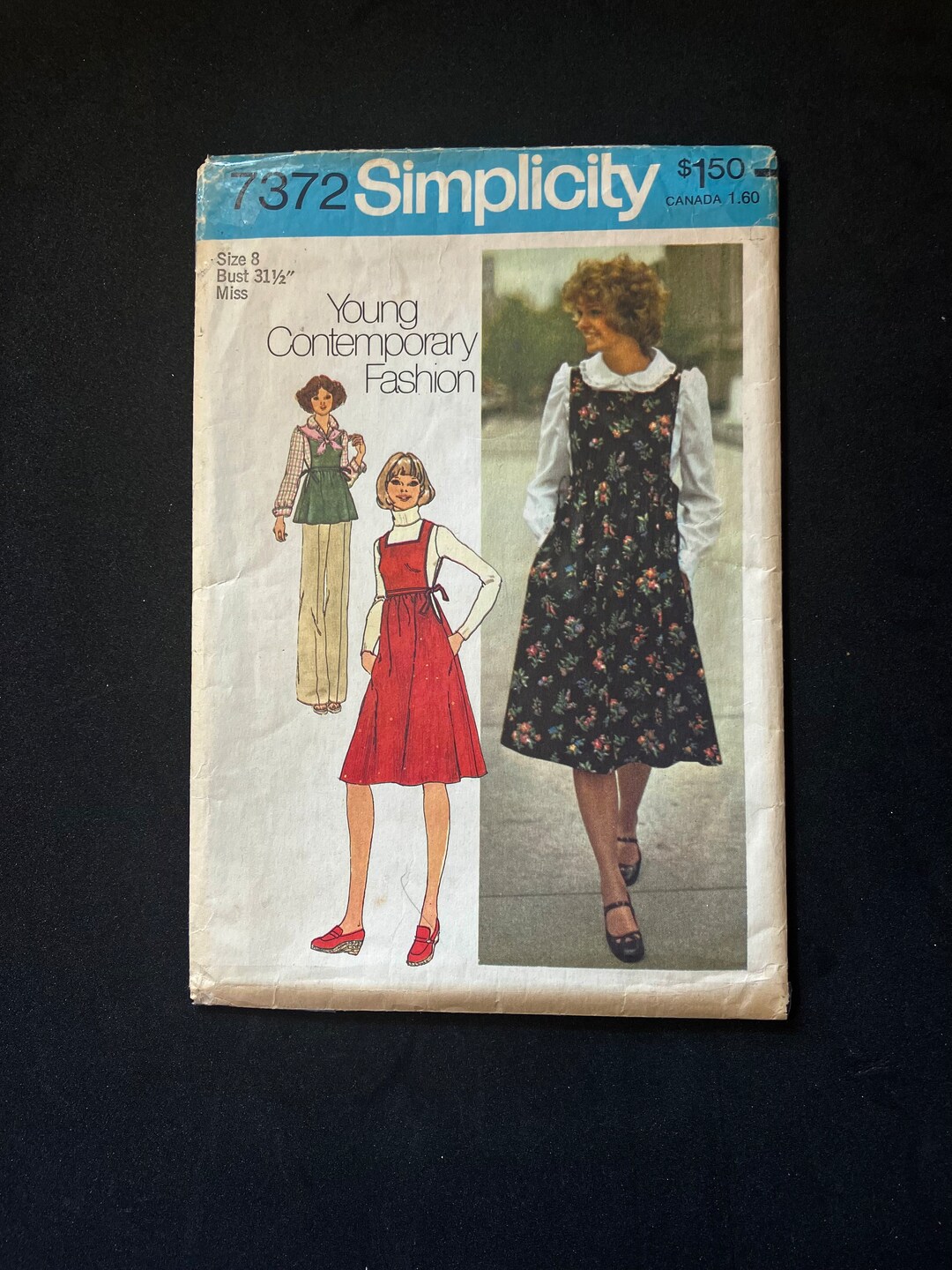Simplicity 7372 Pattern for Misses' Jumper, Top, Blouse, Size 8, From ...