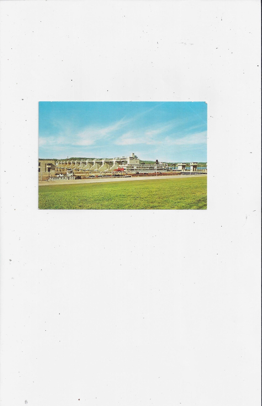 1960s Postcard of Markland Locks & Dam, Ohio River, Delta Queen River ...