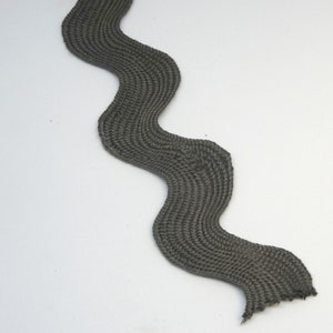 Jumbo Graphite Gray Rick Rack, 1.4 Inch Wide Poly Fun Trim, BY the YARD ...