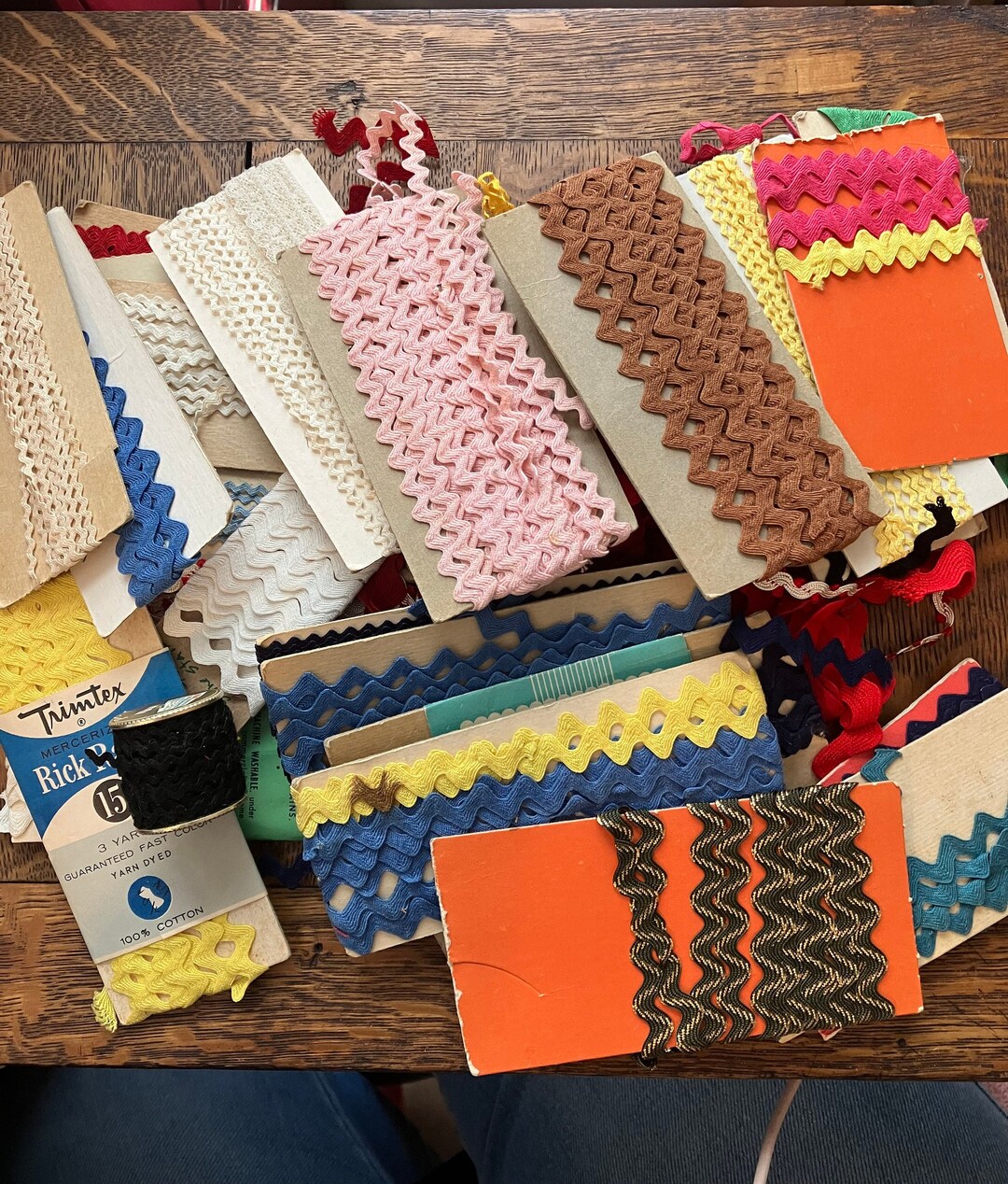 Rick Rack Remnants in Gallon Bag, Several Colors & Sizes, Baby, Half ...