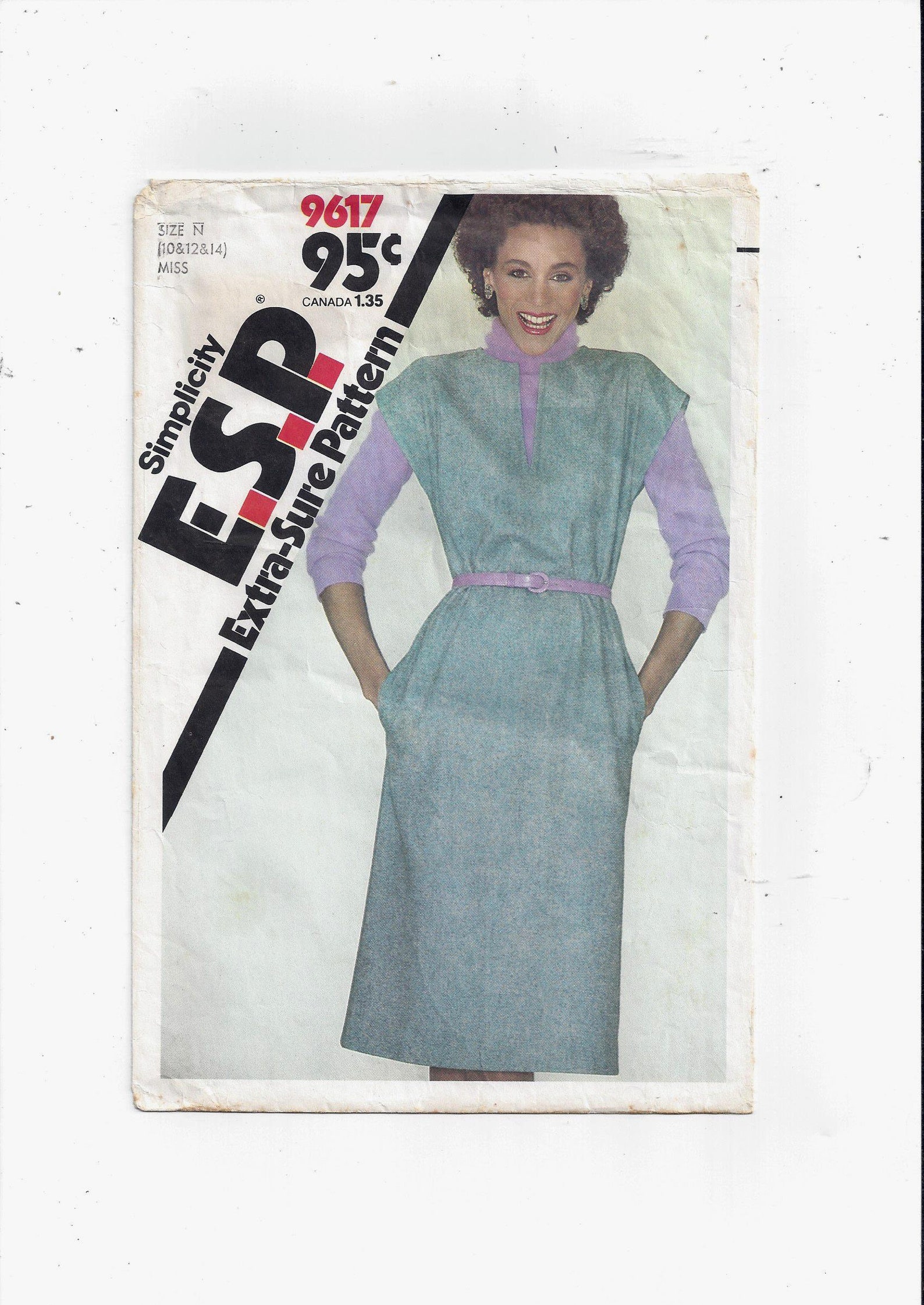 Simplicity 9617 E.S.P. Pattern for Misses' Pullover - Etsy