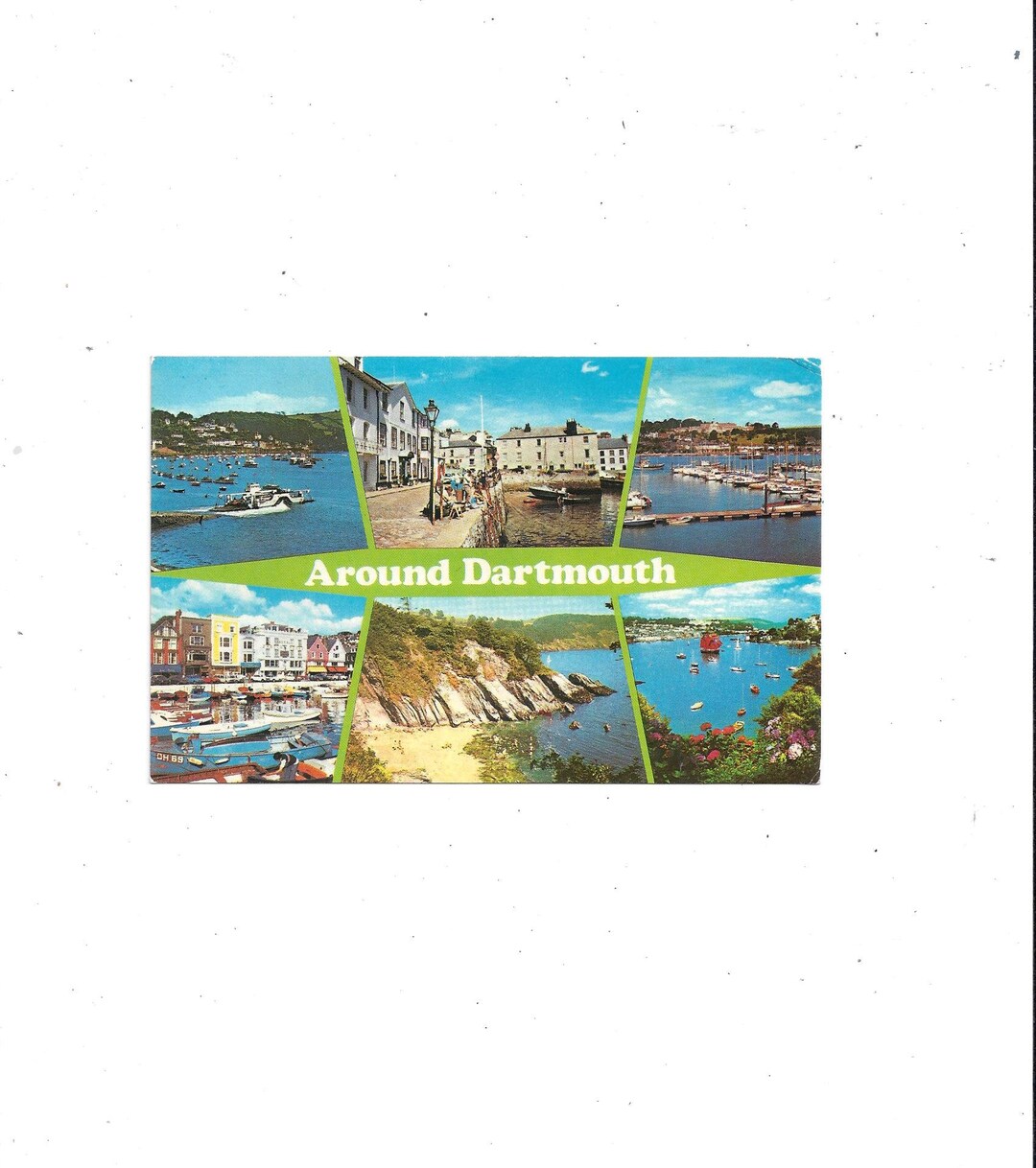 1984 Postcard From Dartmouth, Devon, England, Posted With 13 P Stamp, 6 ...