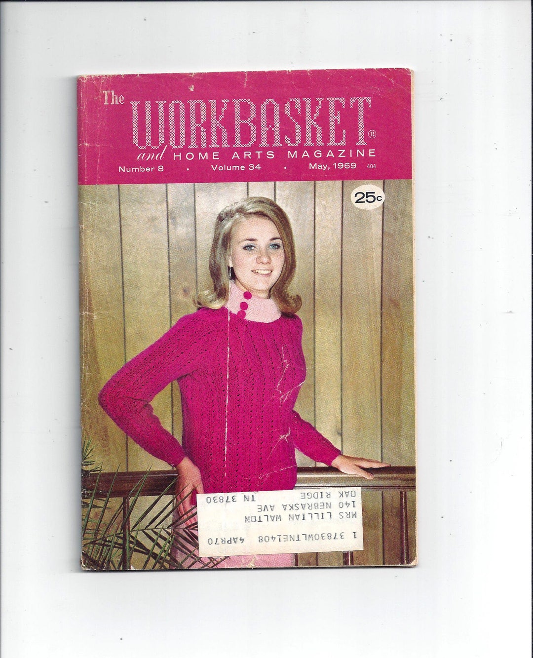 Workbasket & Home Arts Magazine, Transfers, May 1969, Knitting, Crochet ...