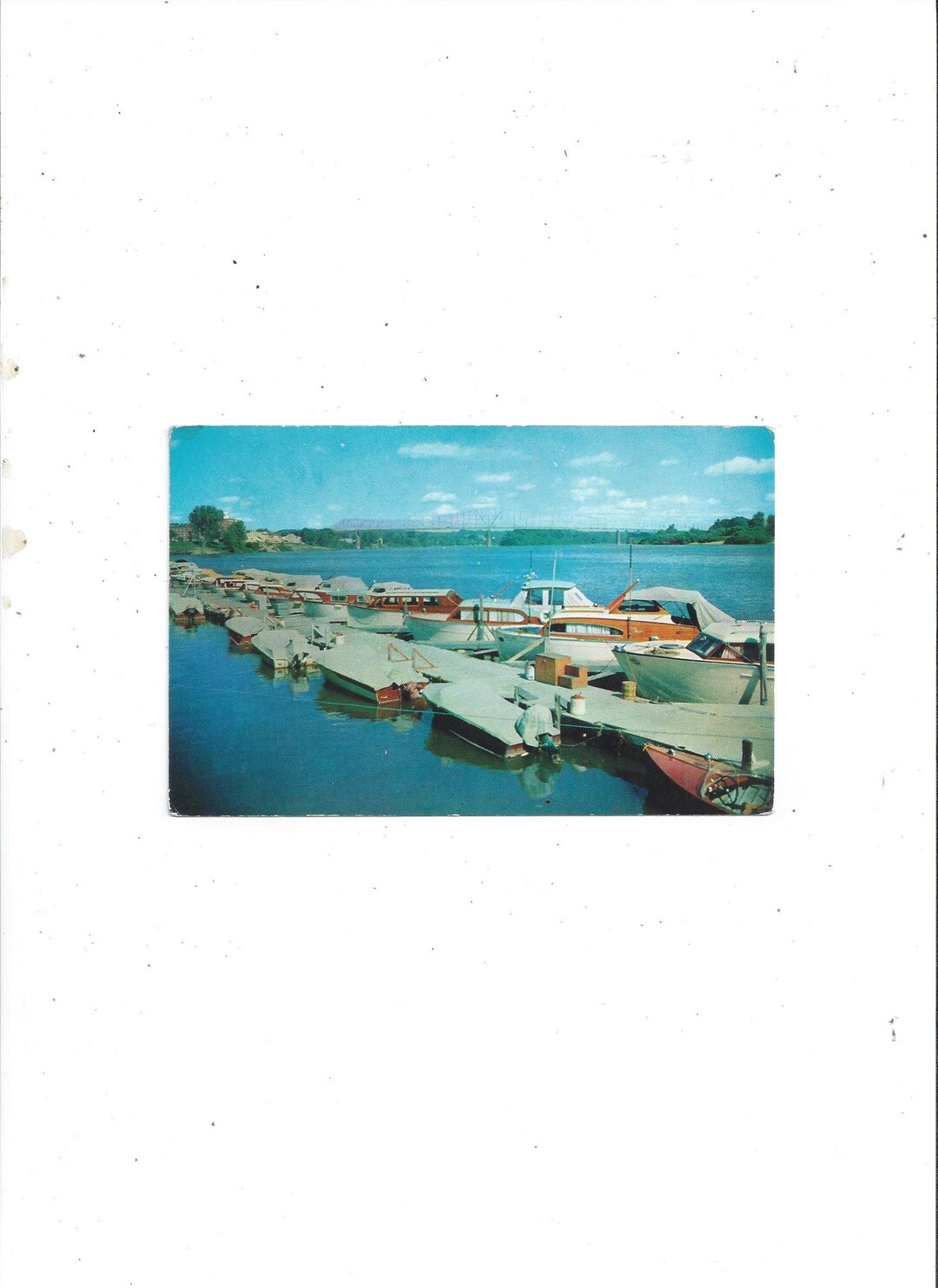 Marietta Ohio Postcard of Boat Club Boats on the Ohio River, Unposted ...