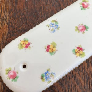 Vintage Porcelain Door Push, 9 5/8 X 2 5/8, E B Foley Bone China, Made ...
