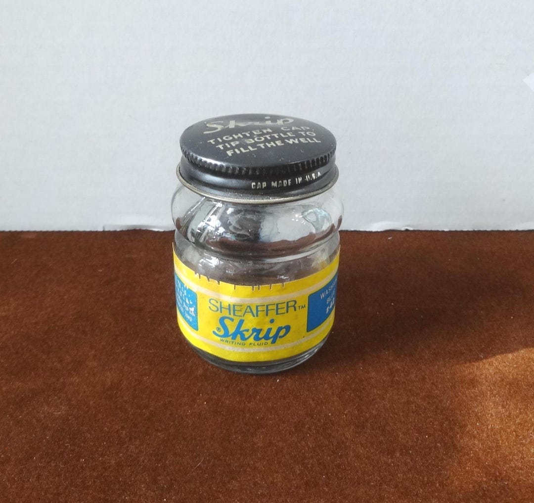 Sheaffer Skrip 2 Oz. Writing Fluid Ink Bottle in Blue, NO Content ...