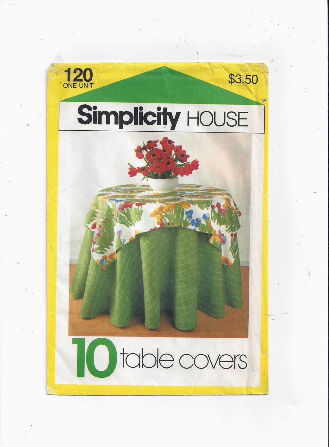 Simplicity House 120 Pattern Cards for 10 Table Covers, Round, Oval ...