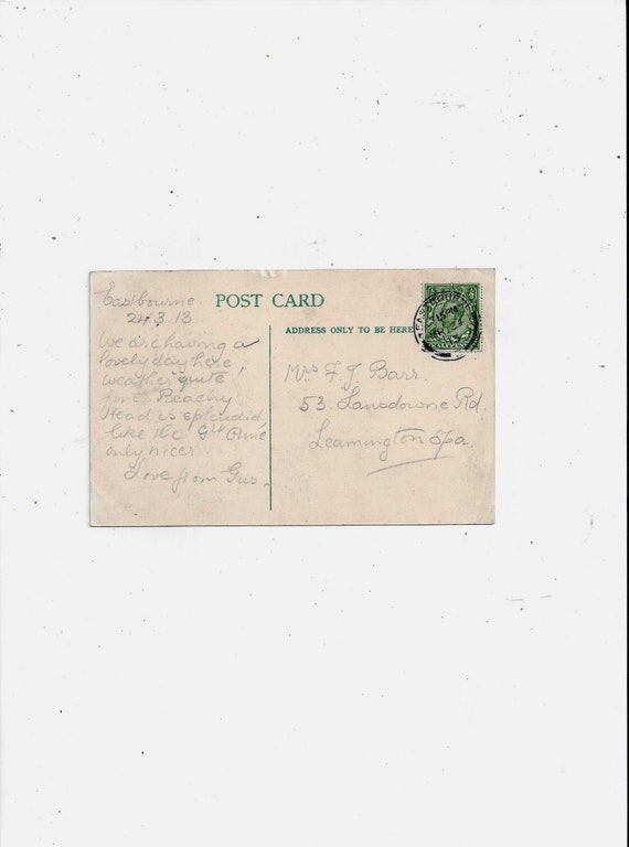 Travel Souvenir Posted with 12 Penny Stamp England Free Shipping to USA ...