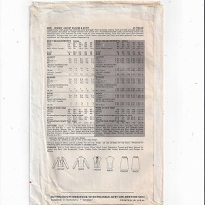 Butterick 6991 Pattern for Misses' Jacket, Blouse, Skirt, Rena Rowan of ...