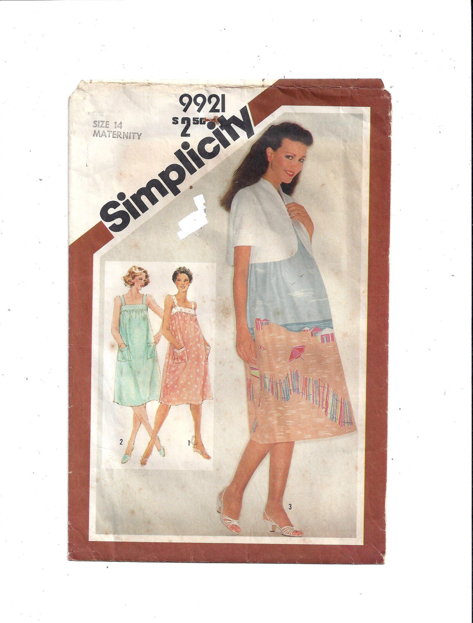 Simplicity 9921 Pattern for Misses' Maternity Sundress - Etsy