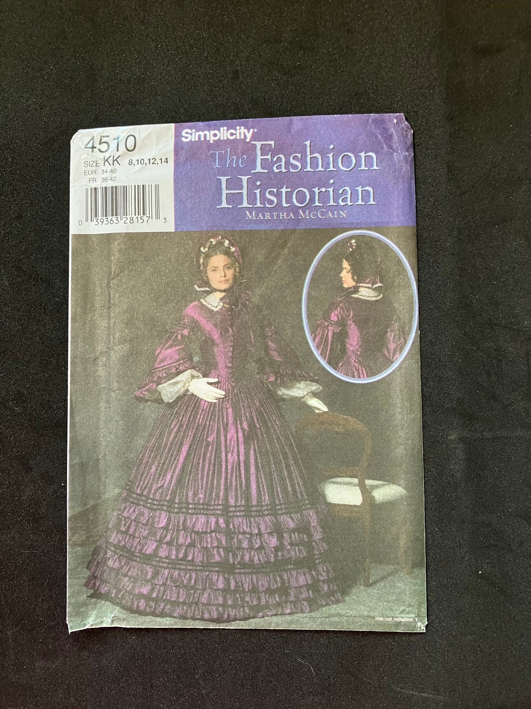 Simplicity 4510 Pattern for Misses' Civil War & Victorian - Etsy