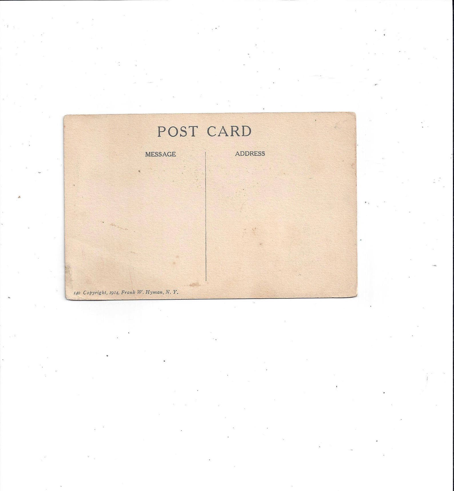 Antique 1914 Teacher Tribute Postcard With Poem Unposted - Etsy