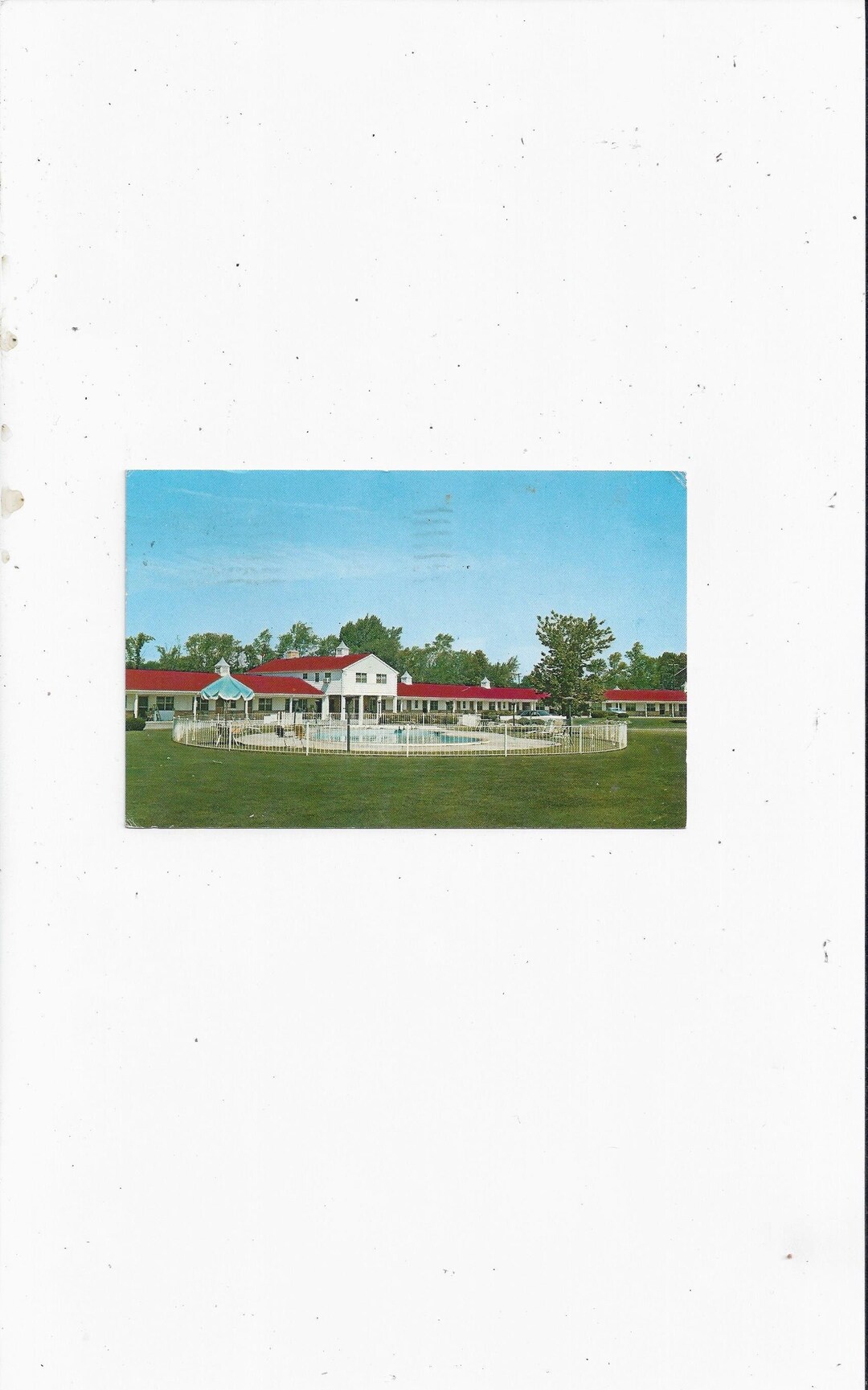 1970 Postcard of Dunkirk Motel, Lake Erie, New York, Posted With Hand ...
