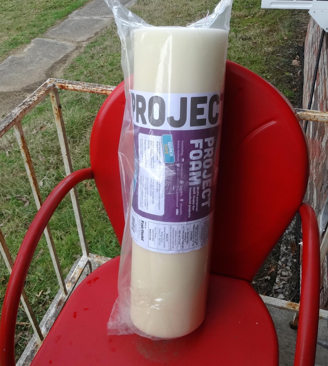 Roll of Project Foam in Original Package, .5 Inch Thick, 72 X 24 Inches ...