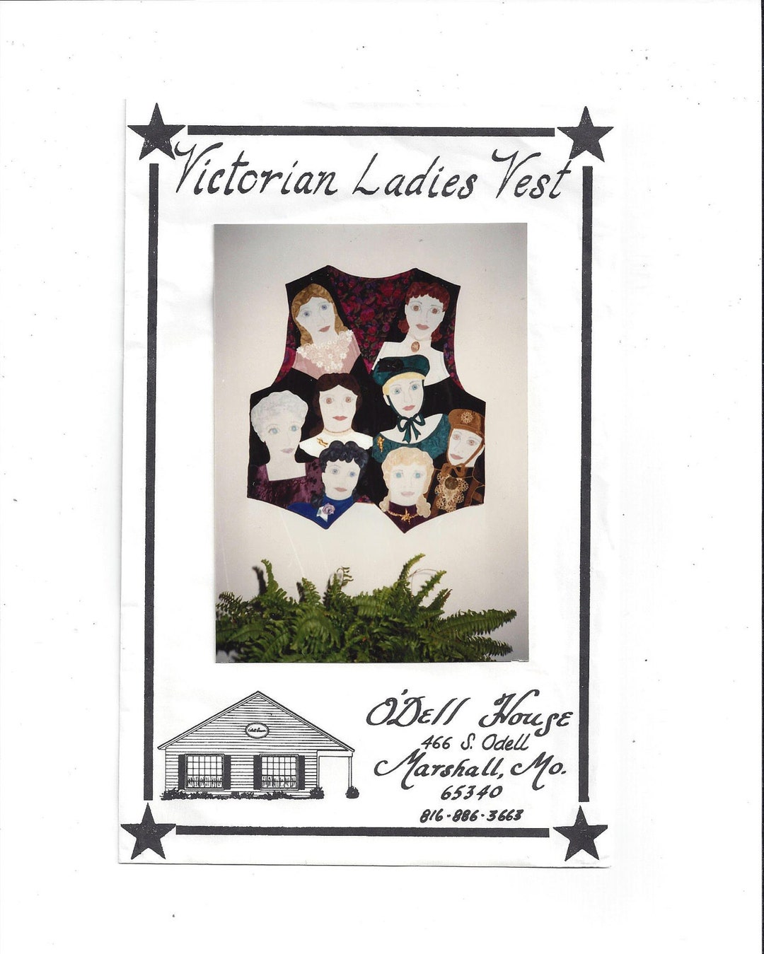 1980s Pattern for Victorian Ladies Vest, Sizes S to XL, UNCUT, O'dell ...