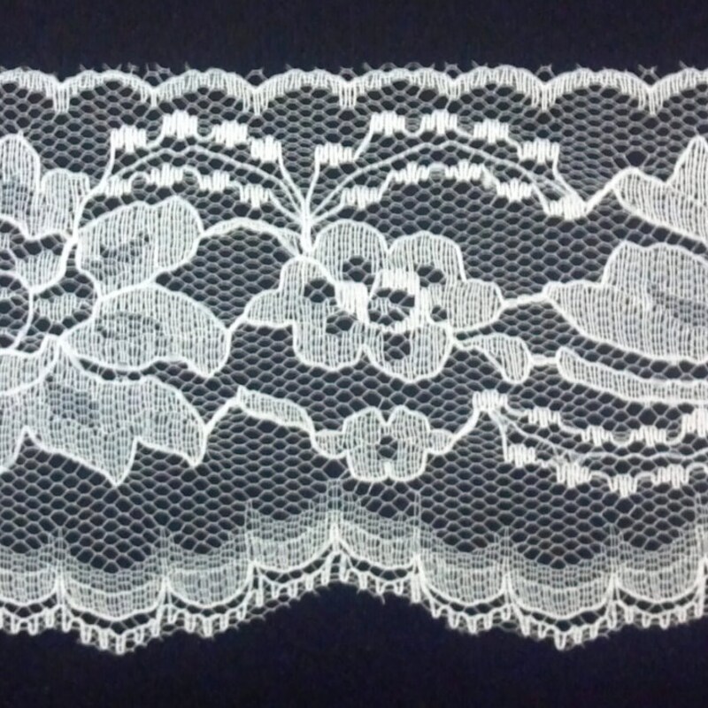 1 Inch Ivory Flat Lace - Etsy