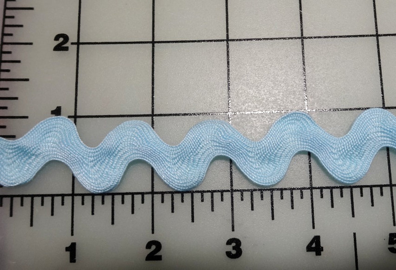 1 Inch Rick Rack Sewing Trim in Baby BLUE Polyester BY the - Etsy