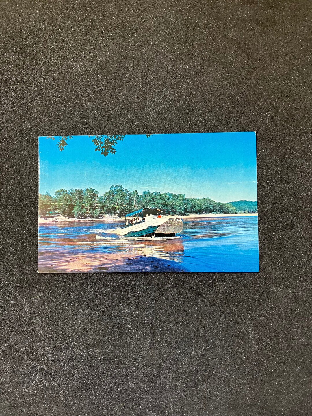 1963 Postcard of Amphibious Duck Boat Crossing the Bar, Dells ...