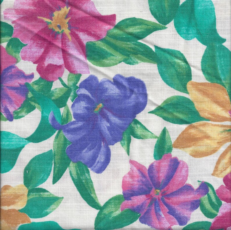 1990s Vintage Linen Look Fabric 58 In. Wide Cotton Rayon - Etsy