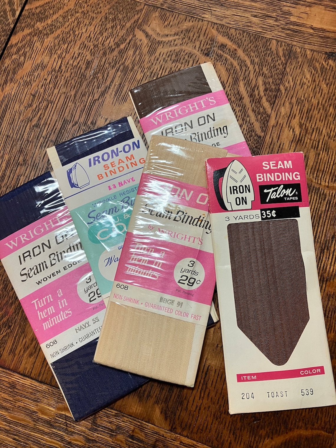 Packaged Iron on Hem Tape by Wrights, Talon, Coats, 3 Yd Package, 1/2 ...