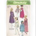 Simplicity 9133 Pattern for Girls' Dress in 3 Lengths & Scarf, Size 10 ...