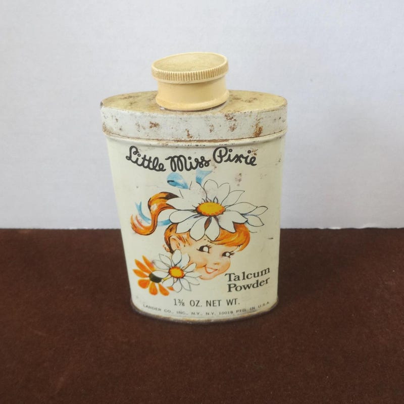 Talcum Powder Tin - Etsy