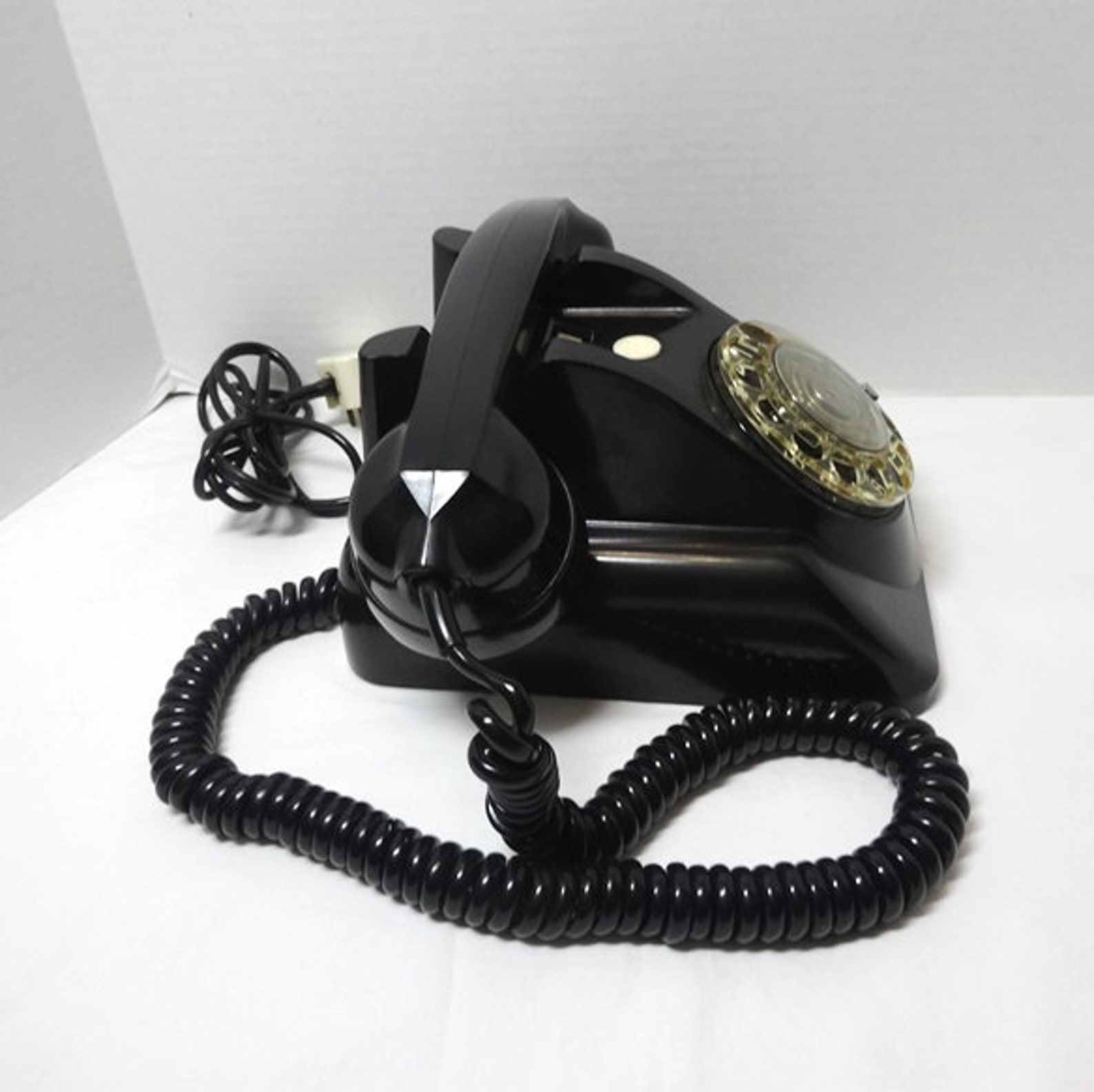 1952 Pacific Rotary Dial Telephone Black Bakelite Made in | Etsy