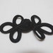 Chinese Loop Frog Closure Fastener in Black, 3 Inches Long Closed, 2.5 ...