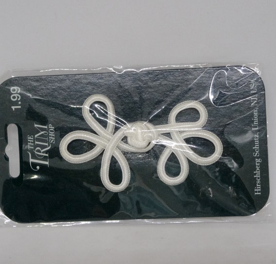 Packaged Loop Frog Closure in Nylon NATURAL or IVORY 3 In. - Etsy