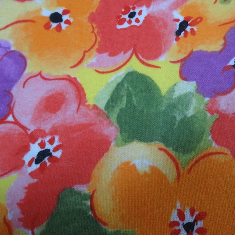 1.125 Yard Cut of 1990s Vintage Poly Cotton Blend Knit Dress - Etsy