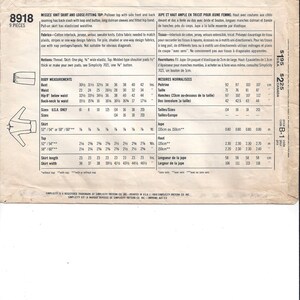 Simplicity 8918 Super Saver Pattern for Misses' Knit Skirt & Loose Fit ...