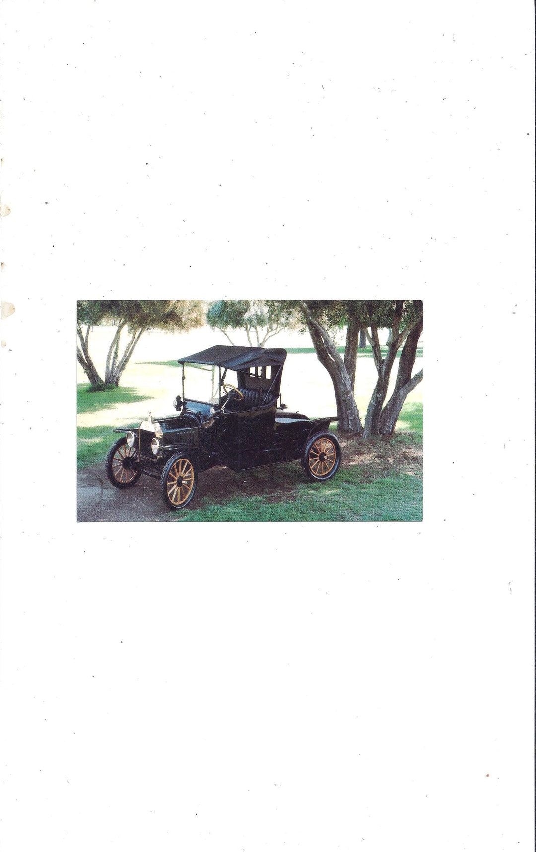 1914 Ford Model T Roadster Postcard, Imperial Palace Auto Collection ...